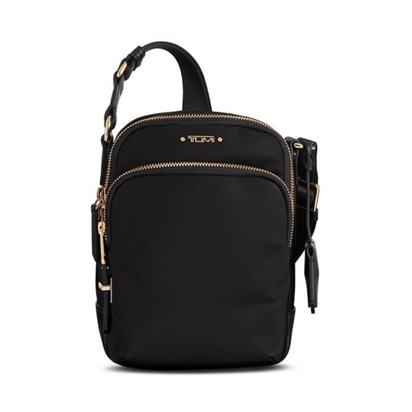 Tumi | Bags | New Tumi Voyageur Ruma Crossbody Bag Black Nylon Leather ...